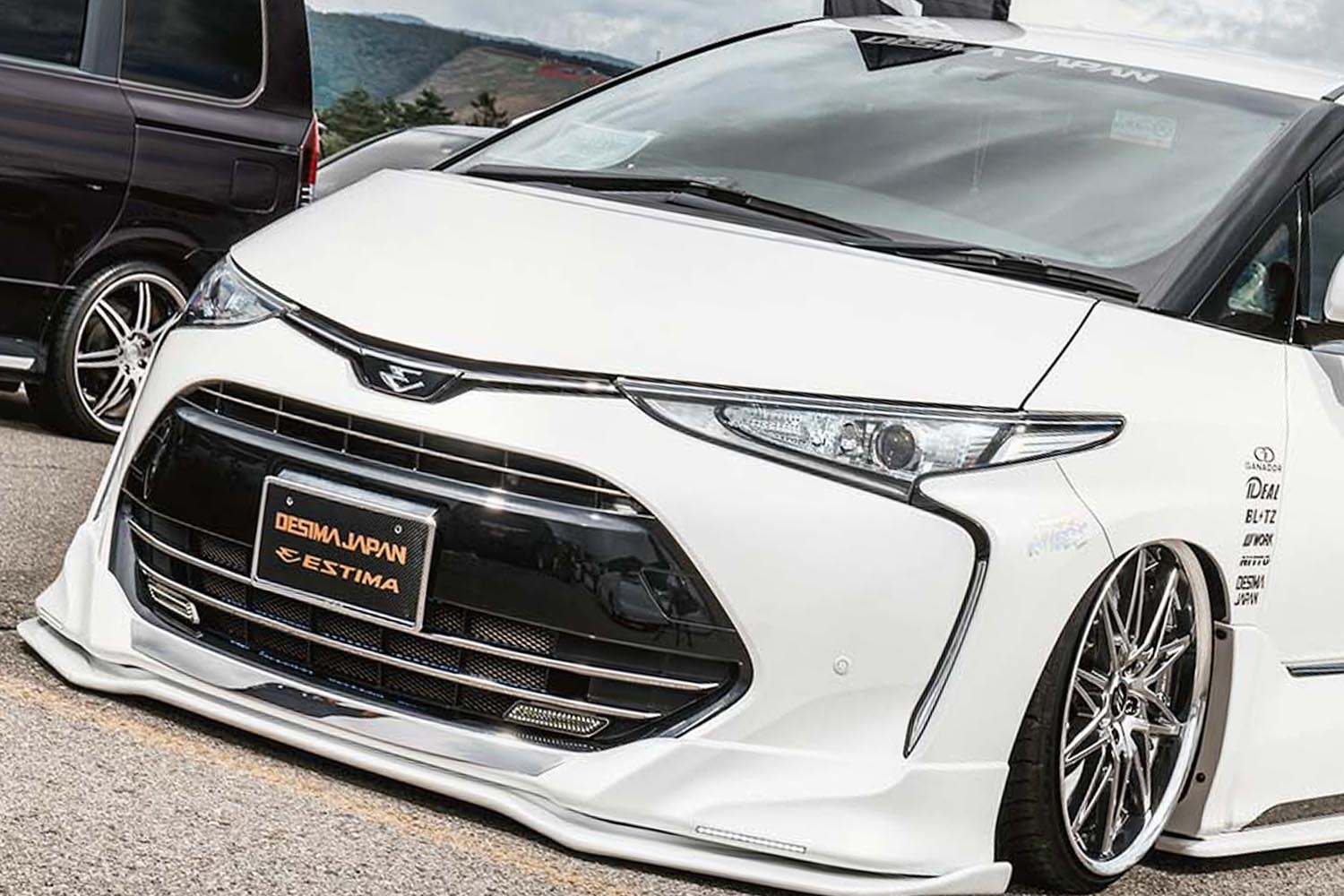 Crafted Brilliance: Toyota Estima with Double Stacked Lip & DIY Acrylic ...